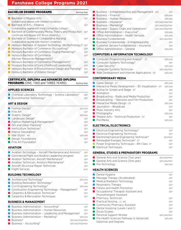 เรียนต่อแคนาดา Fanshawe College เมือง London รัฐ Ontario
